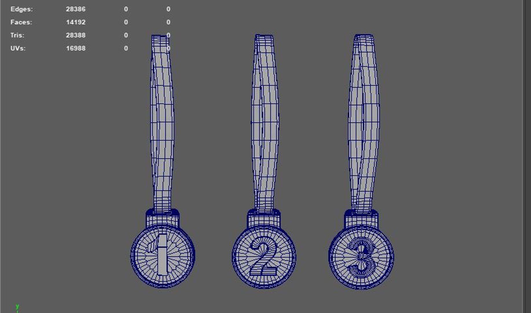 Three Medals 3D Model 3D - TurboSquid 2362068