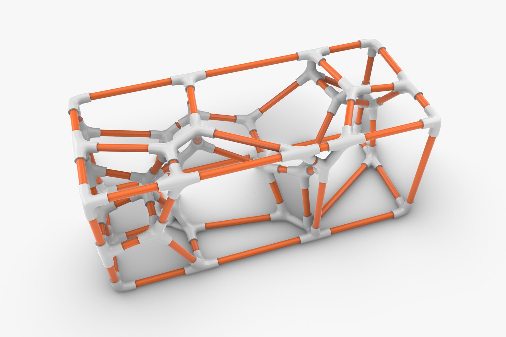 Pipes Structure With Joints 3D Model - TurboSquid 1972056