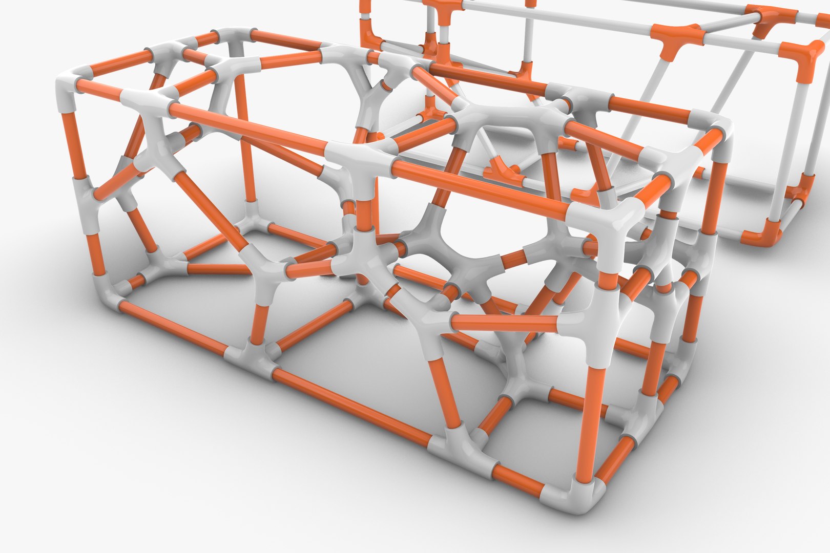 Pipes Structure With Joints 3D Model - TurboSquid 1972056