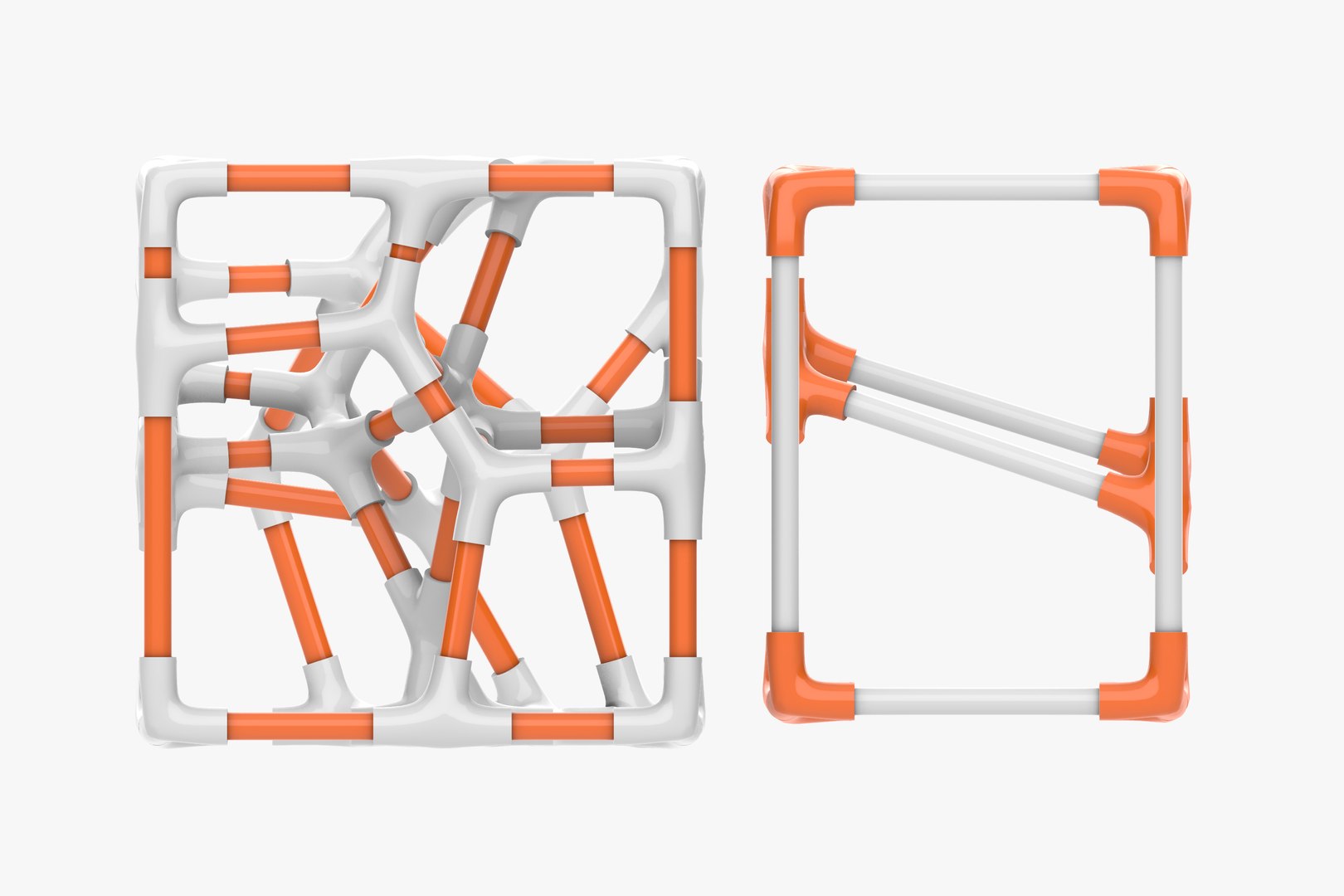 Pipes Structure With Joints 3D Model - TurboSquid 1972056
