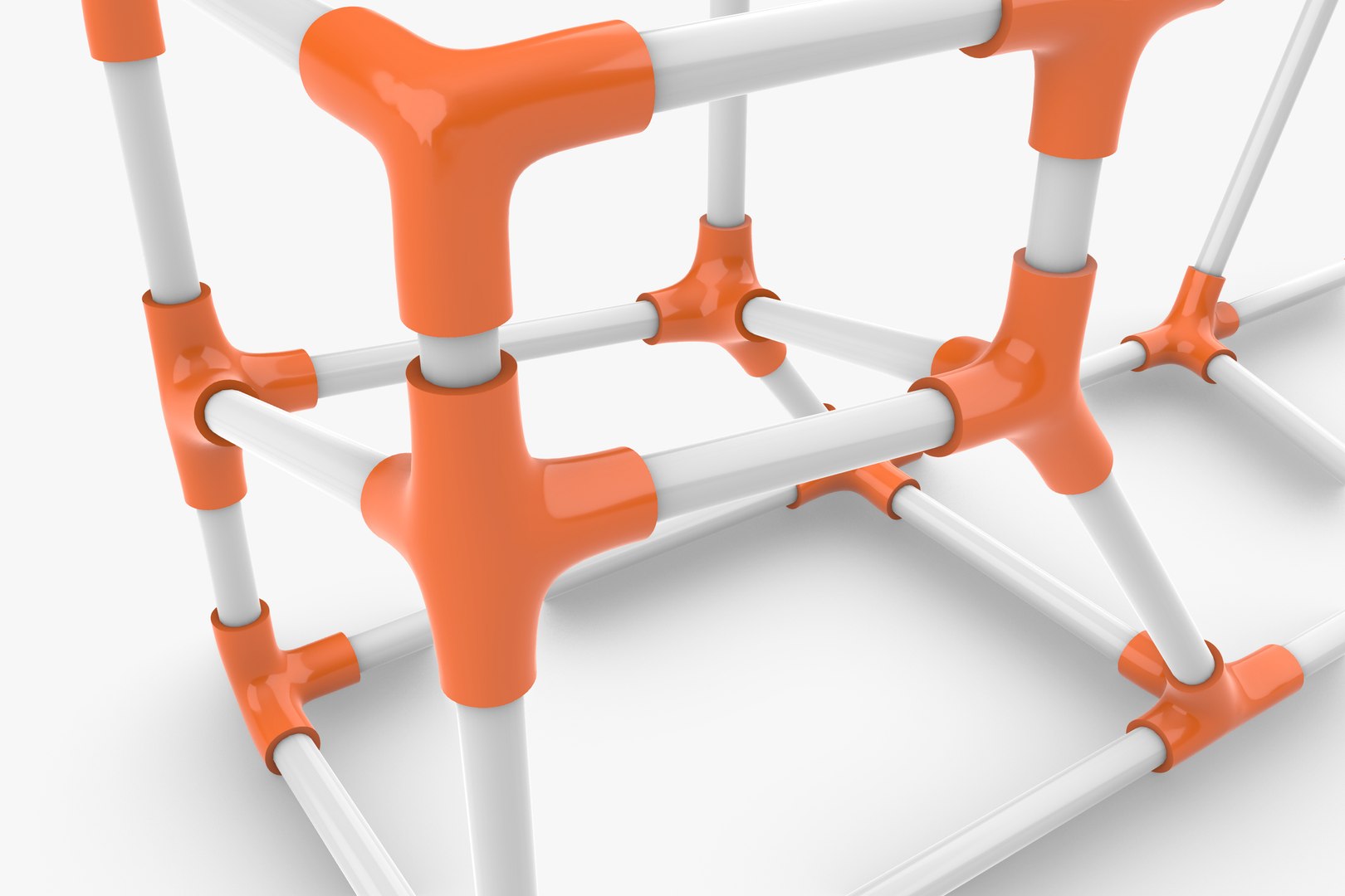 Pipes Structure With Joints 3D Model - TurboSquid 1972056