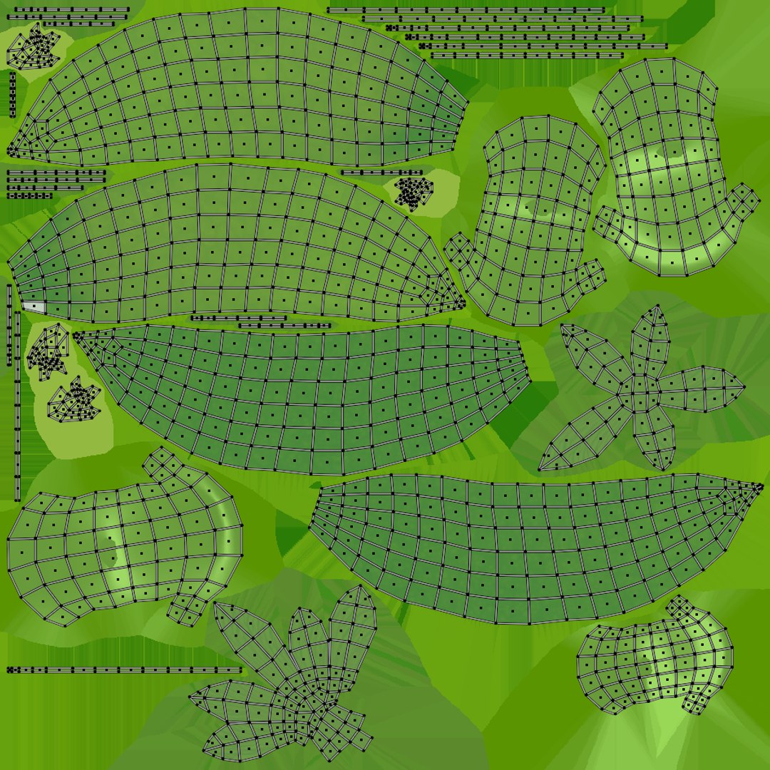 Cartoon Green Pea Model - TurboSquid 1728249