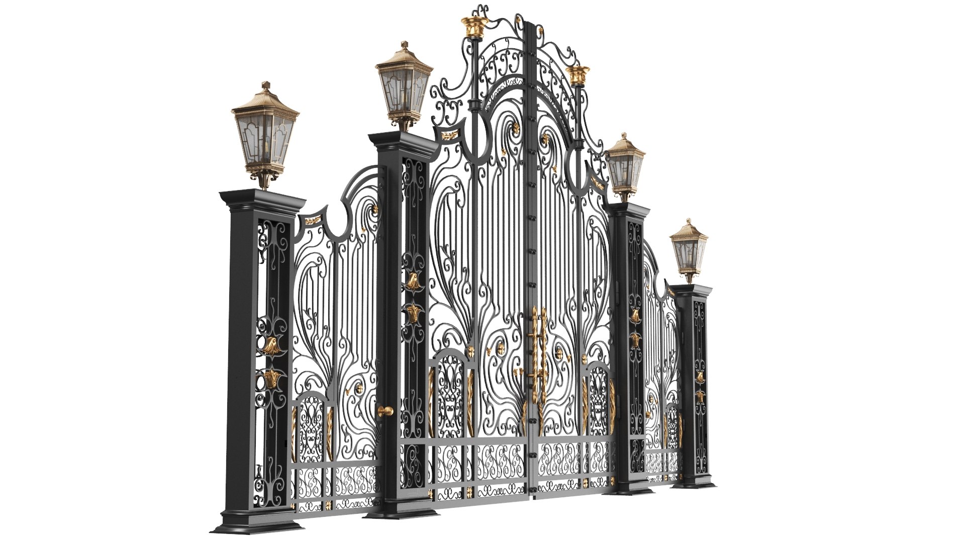 Iron Gate Classic 3D Model - TurboSquid 1681117