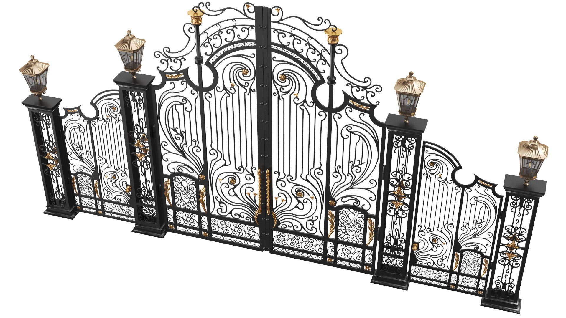 Iron Gate Classic 3D Model - TurboSquid 1681117