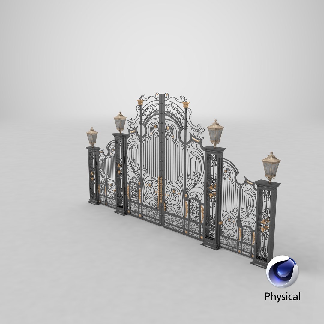 Iron Gate Classic 3D Model - TurboSquid 1681117