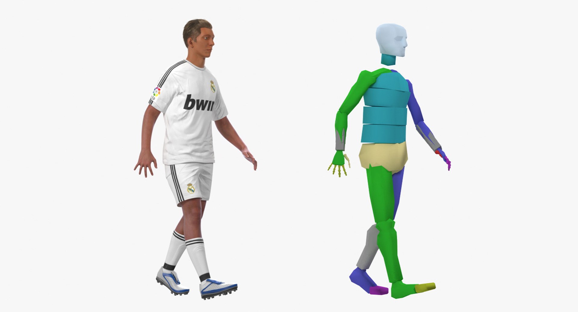 3D model soccer football player real - TurboSquid 1314162