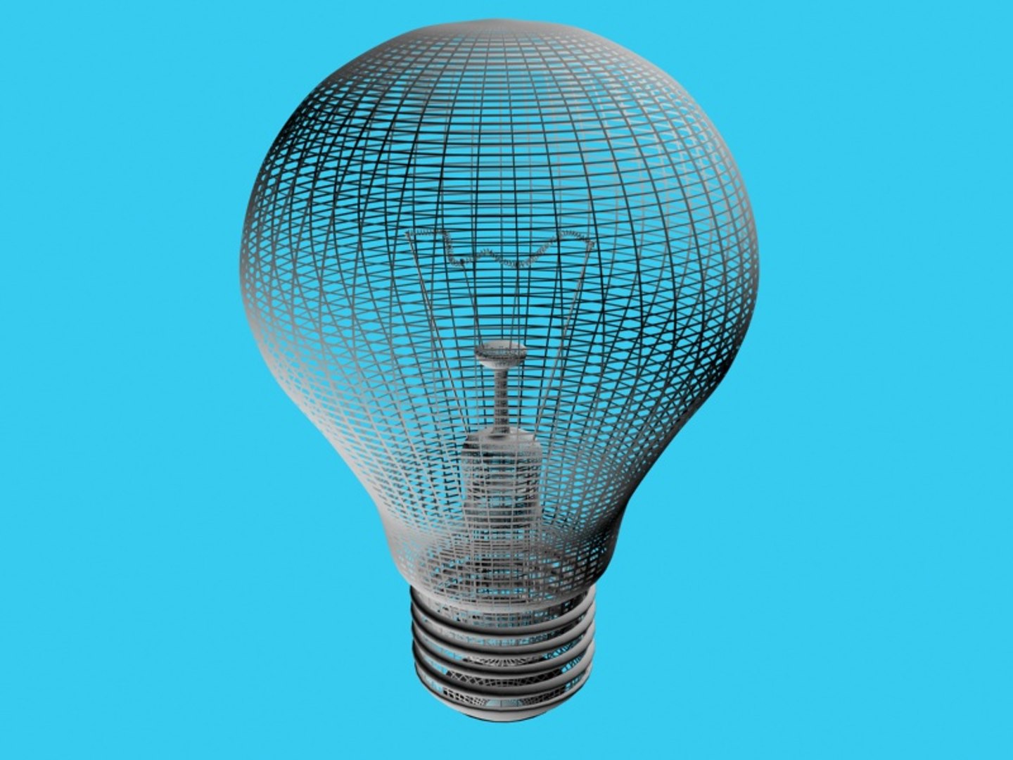 3d max light bulb