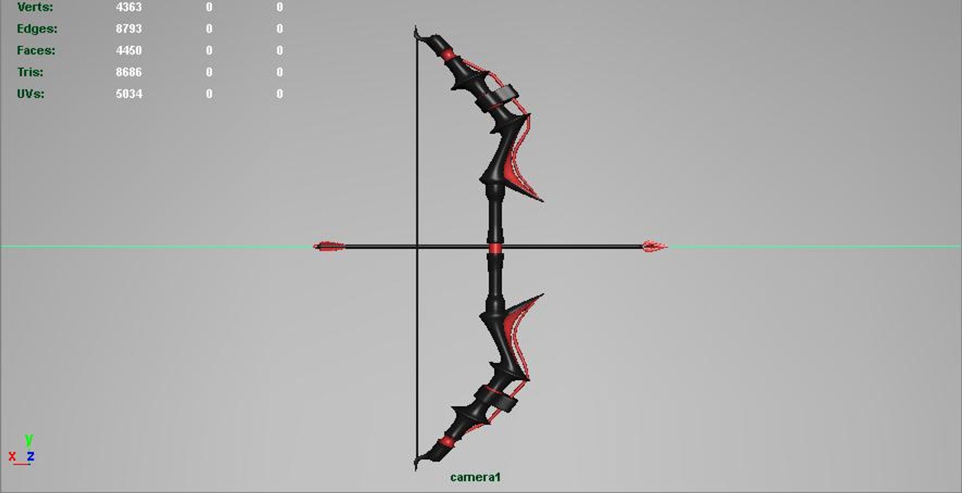 3d Model Bow