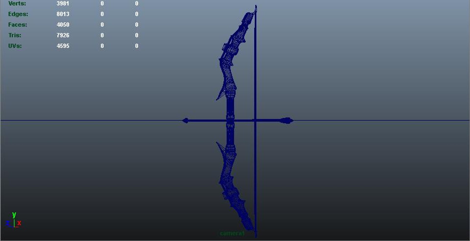 3d Model Bow