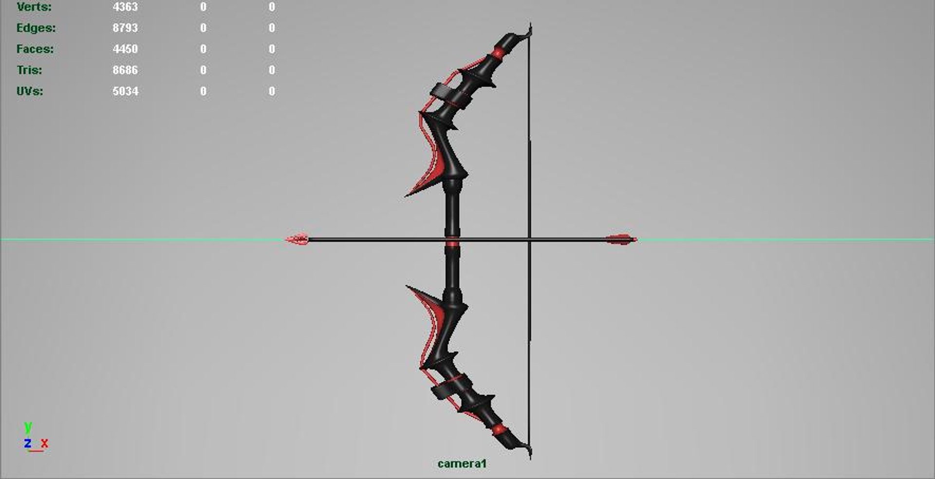 3d Model Bow