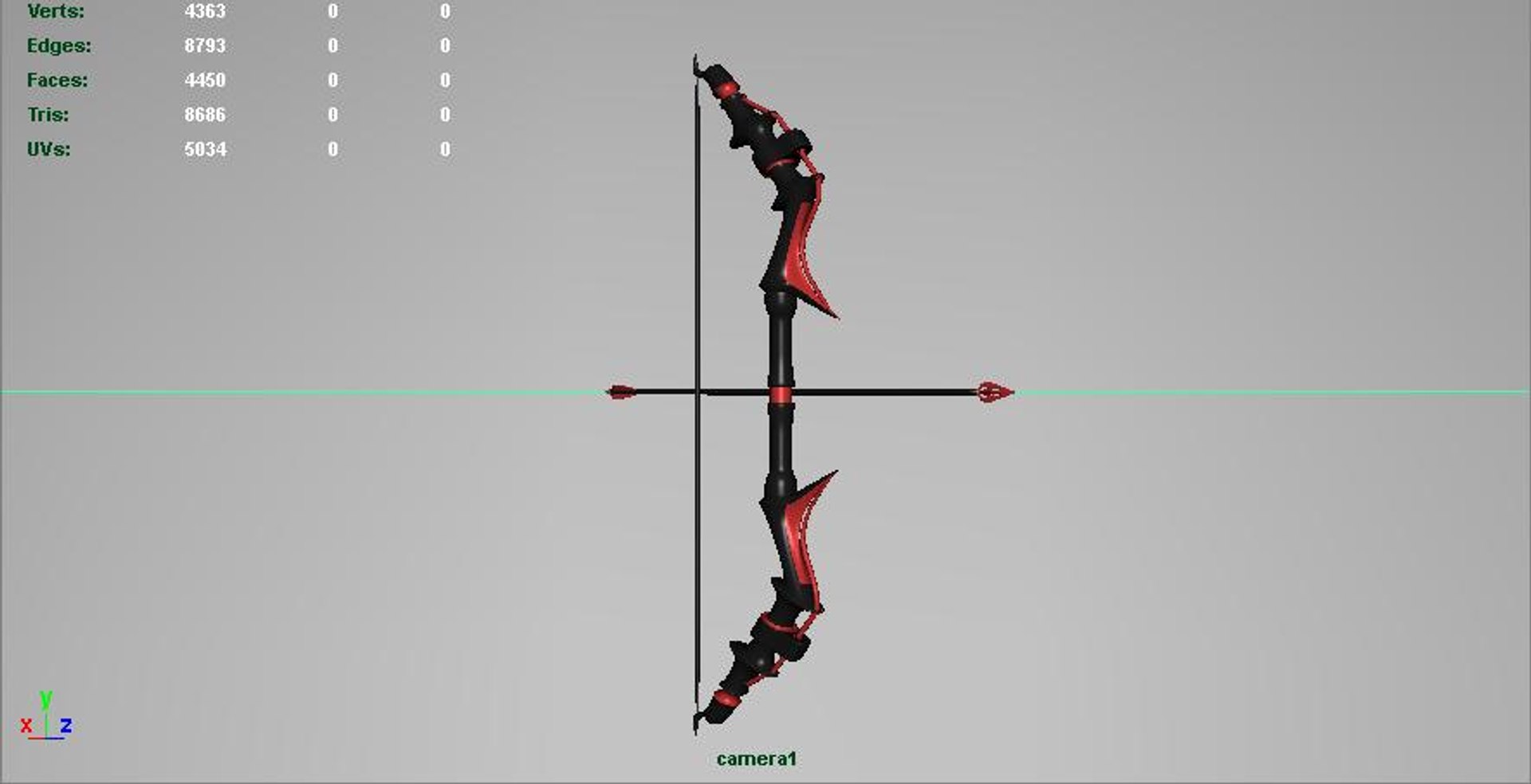 3d Model Bow