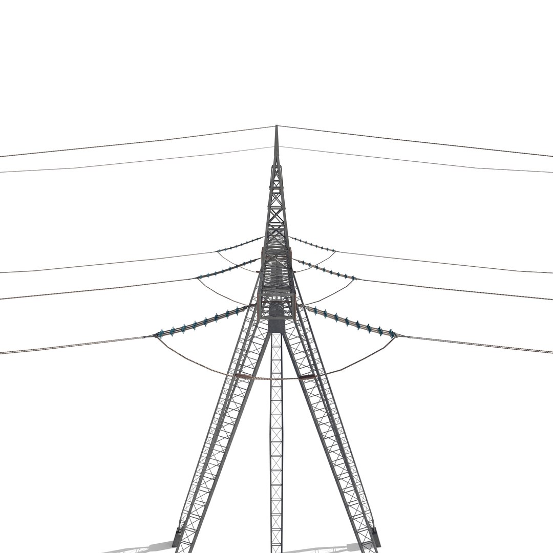 3D Electricity Poles - TurboSquid 1473478