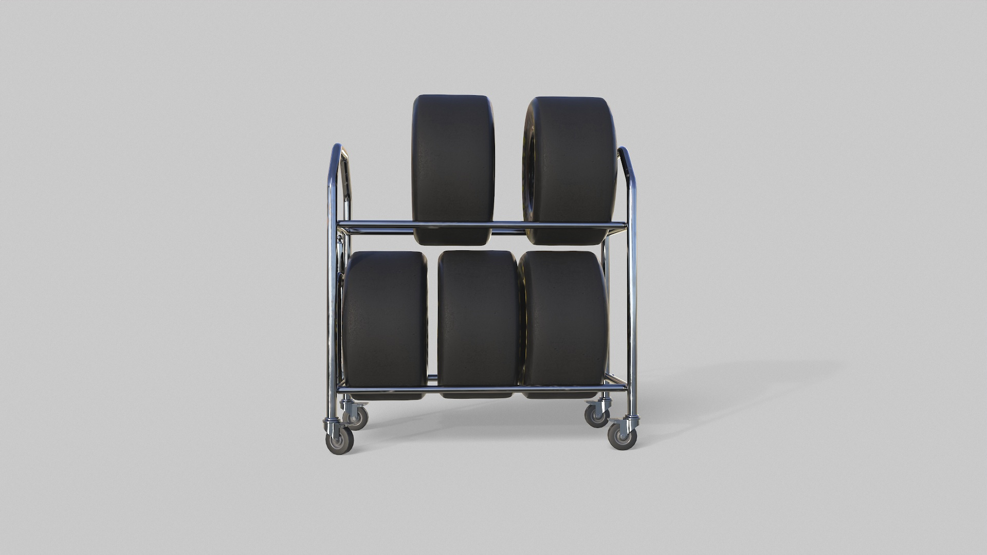 Wheel Tire Trolley 4 PBR 3D - TurboSquid 1979208