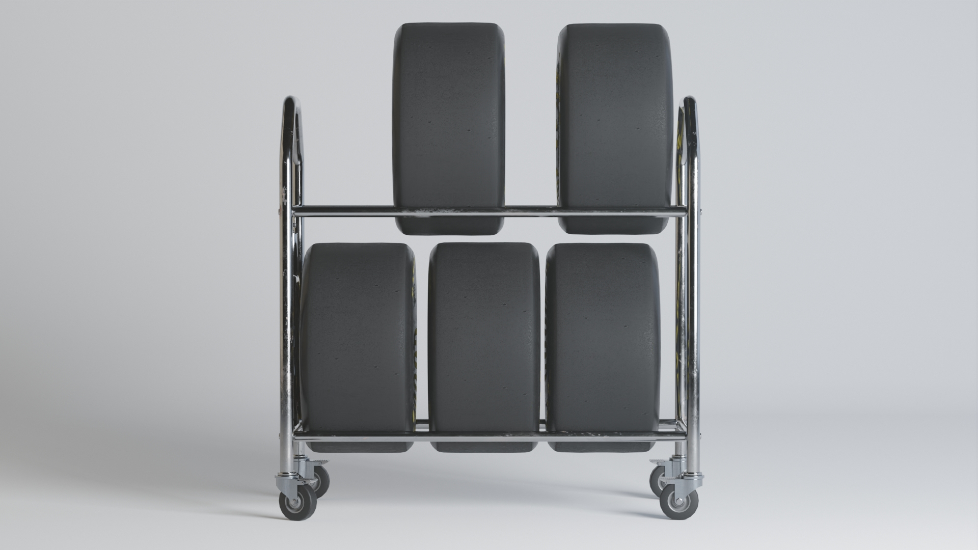 Wheel Tire Trolley 4 PBR 3D - TurboSquid 1979208