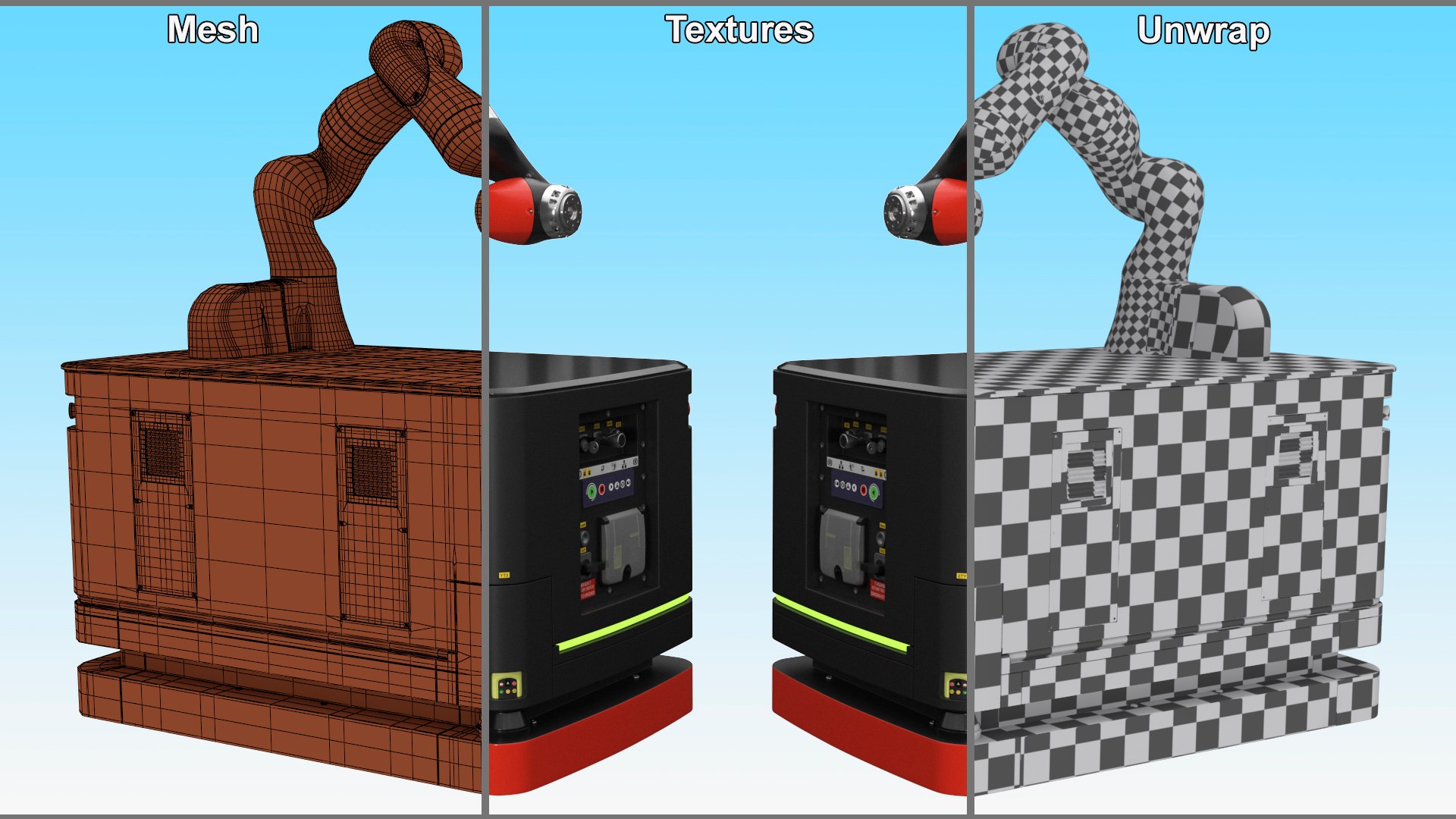 Mobile Robot Hand Rigged Model - TurboSquid 2287662