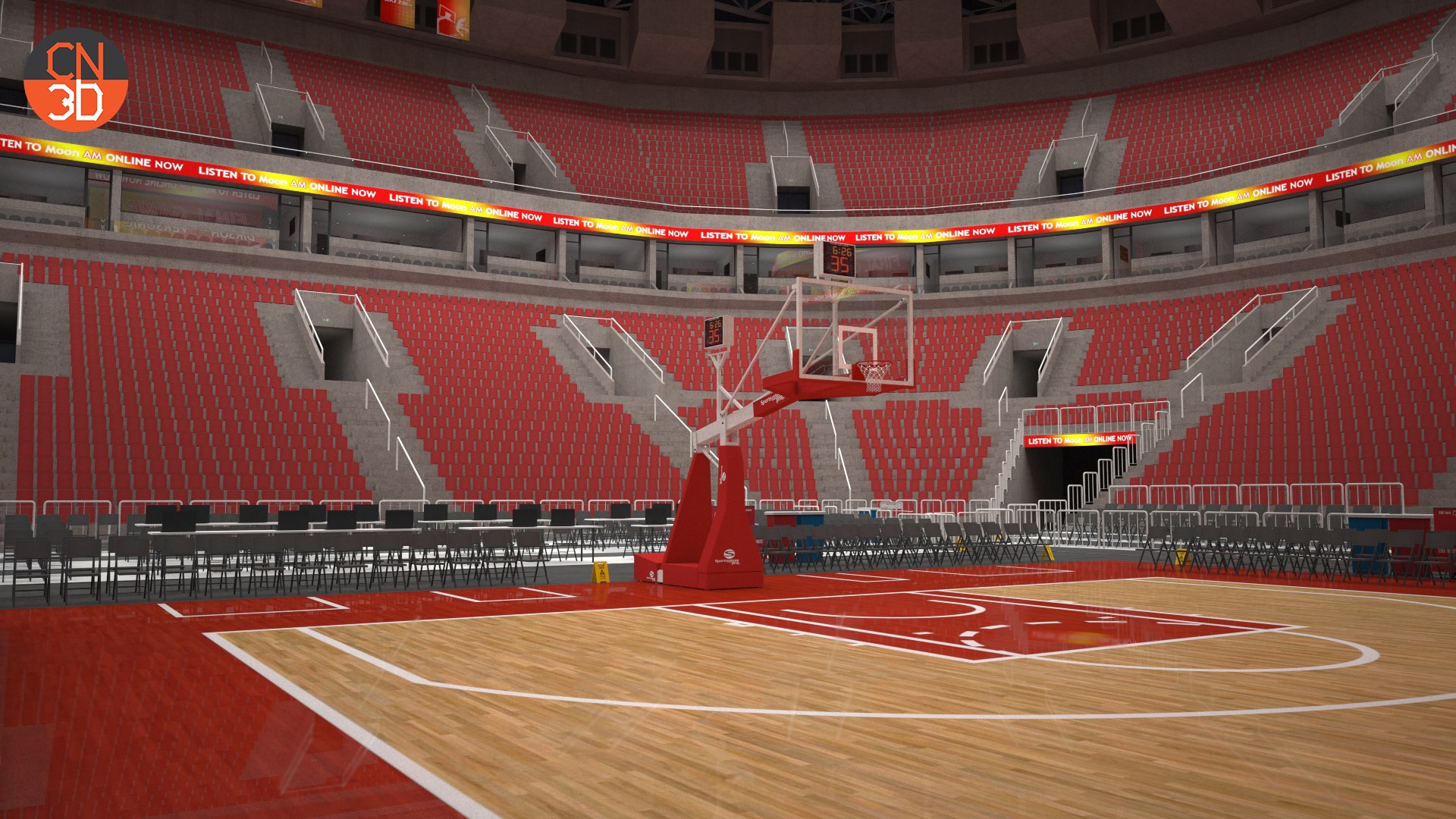 3D Two basketball arenas 3D Model Collection - TurboSquid 1943861