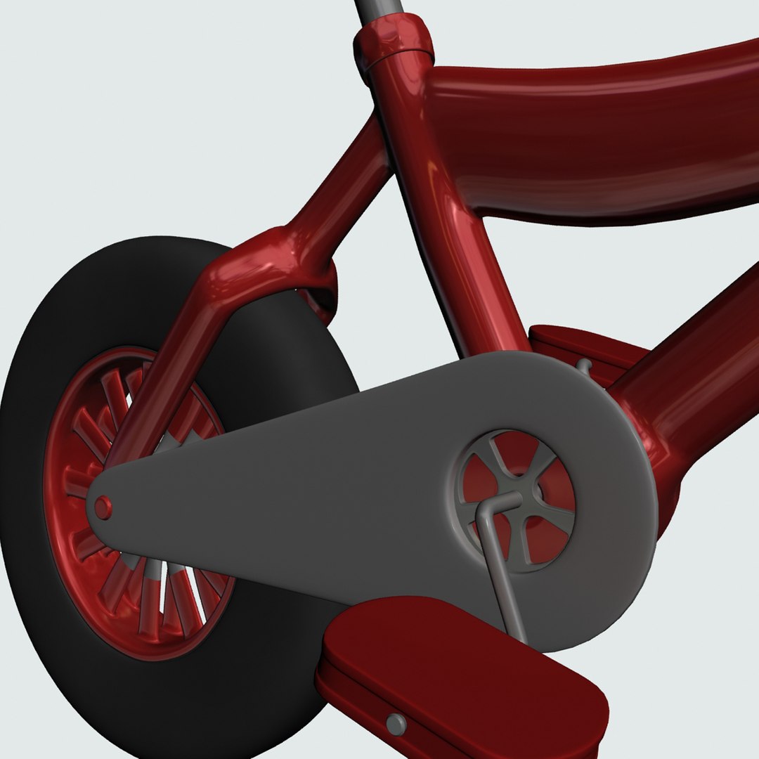 3d obj kids bicycle