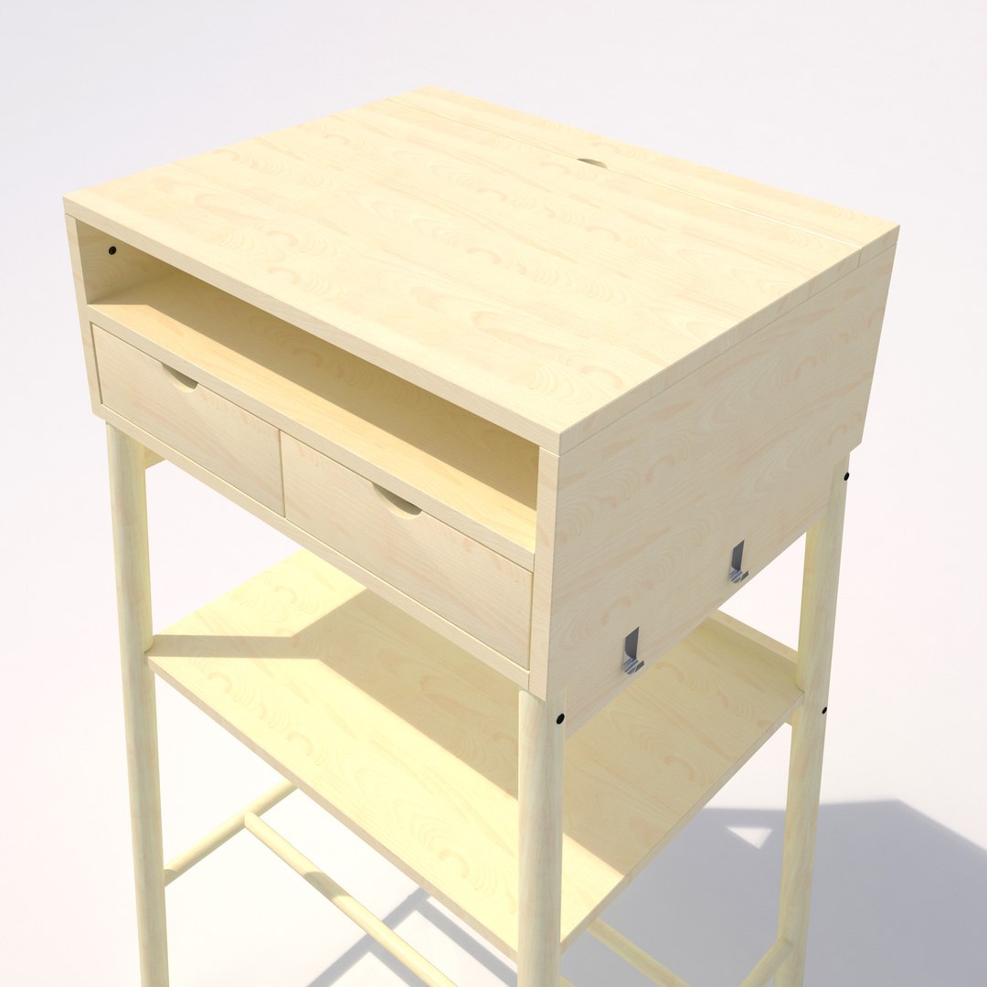 3d Ikea Knotten Standing Desk Model