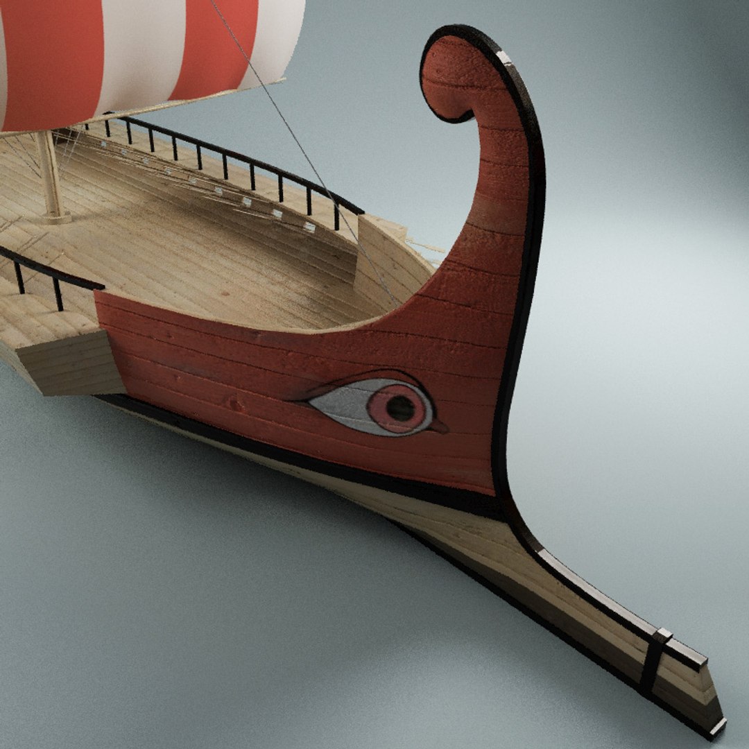 3dsmax Roman Galley Modelled