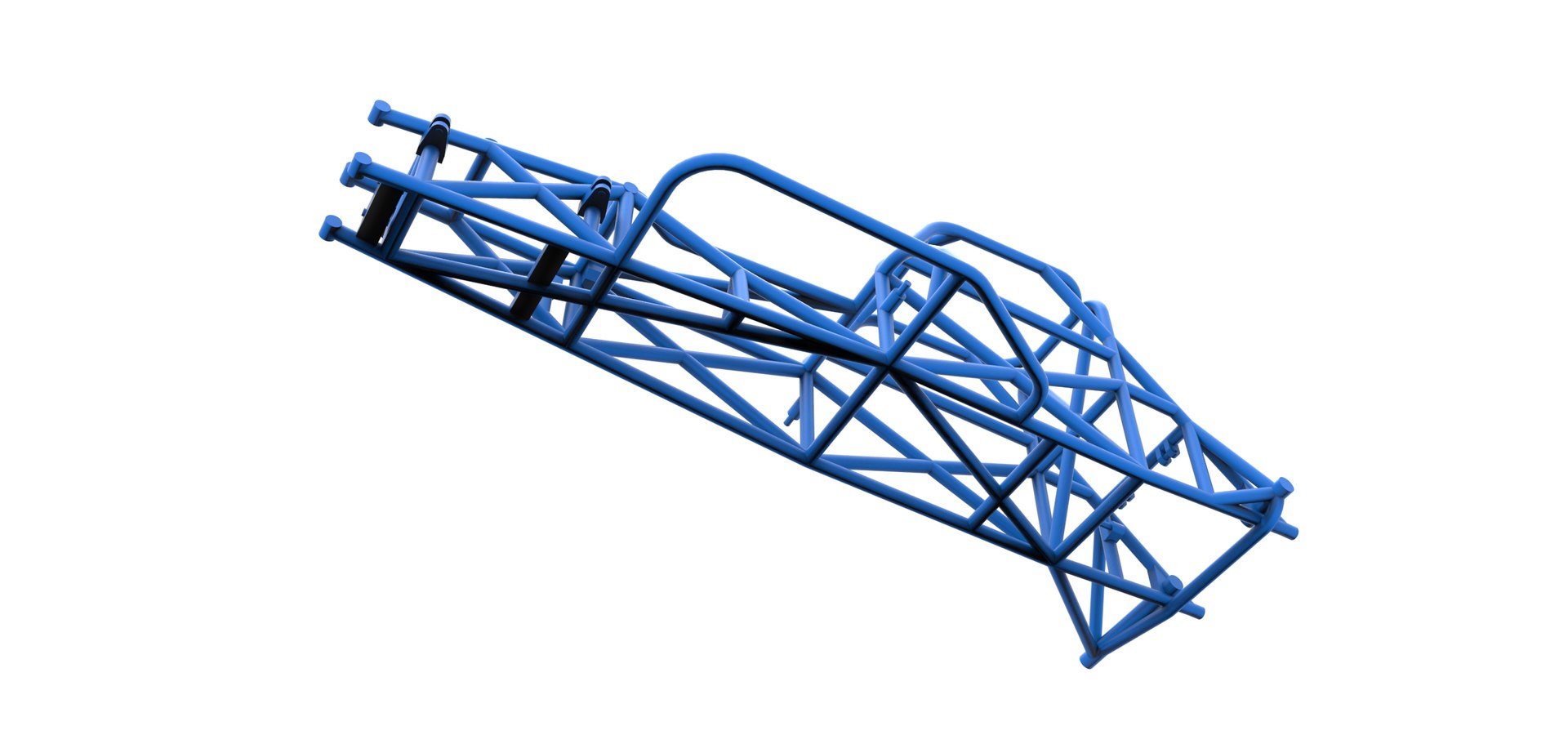 Frame Of Supermodified Front Engine Race Car V3 Scale 1 To 25 3D Model ...