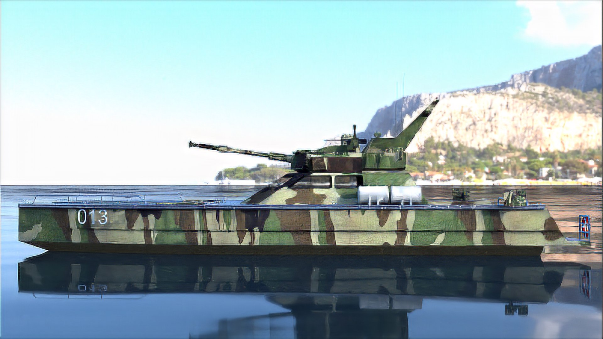 X-18 Tank Boat Navy Ship Antasena 3D Model - TurboSquid 1879829