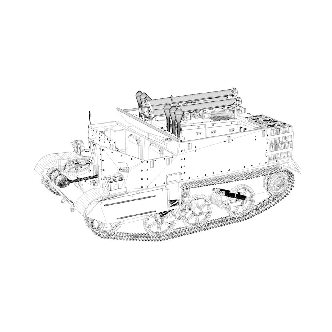 3D Bren Gun Carrier - Model - TurboSquid 1519692