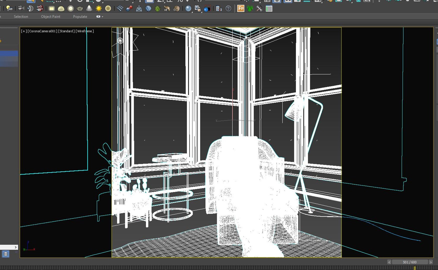 3D realistic corner setup - TurboSquid 1539757