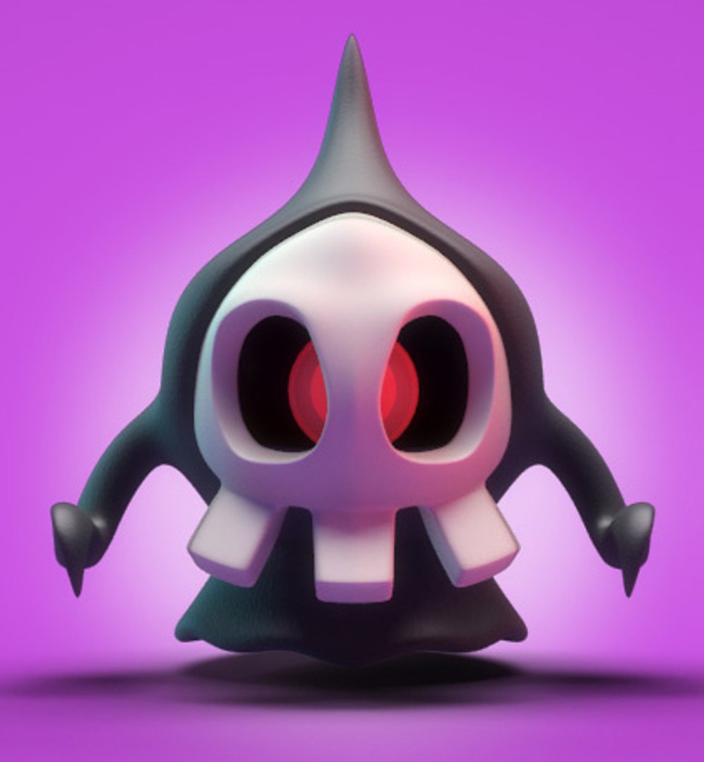 3d Model Pokemon Duskull