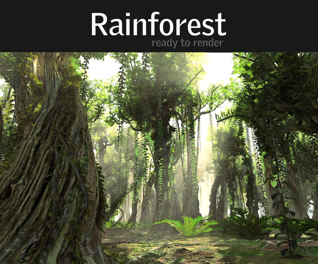3d Model Rainforest Ultra Hd