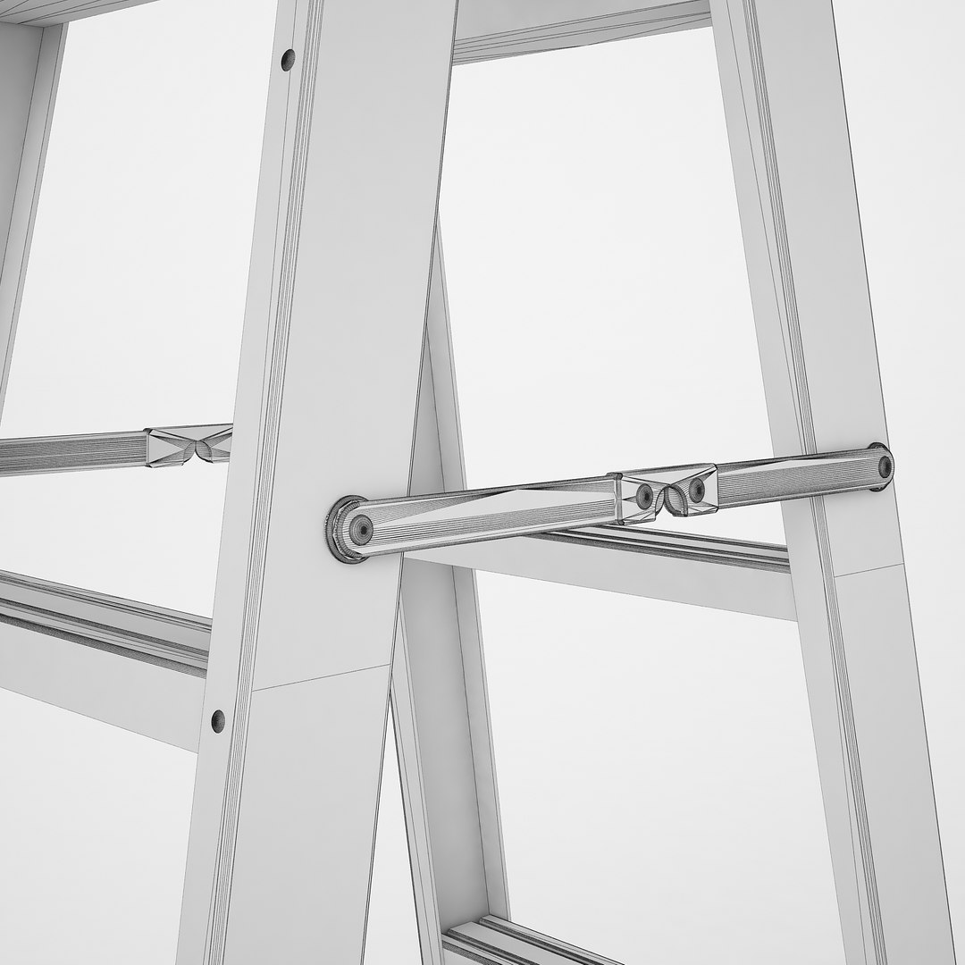 stepladder double sided 3d max