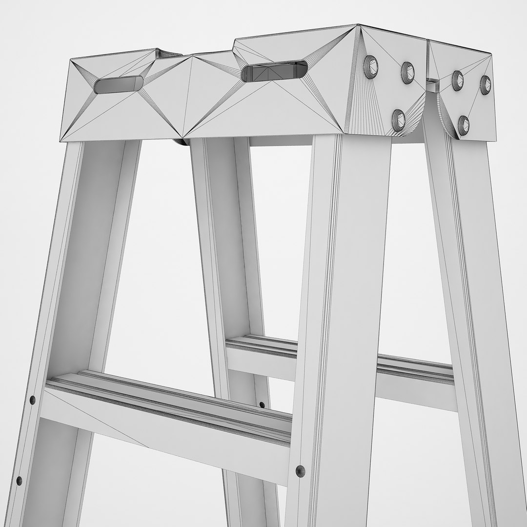 stepladder double sided 3d max