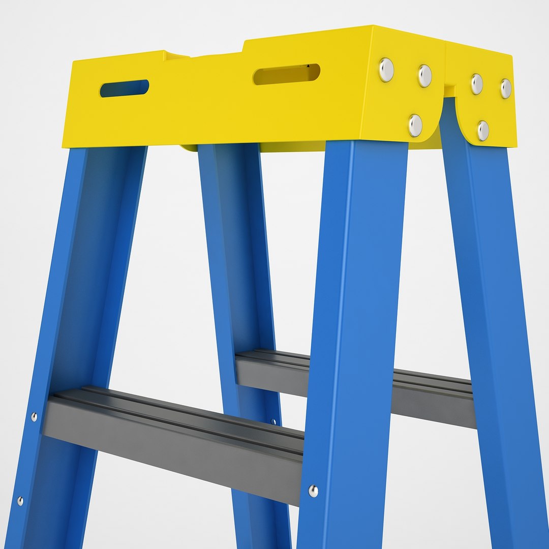 stepladder double sided 3d max