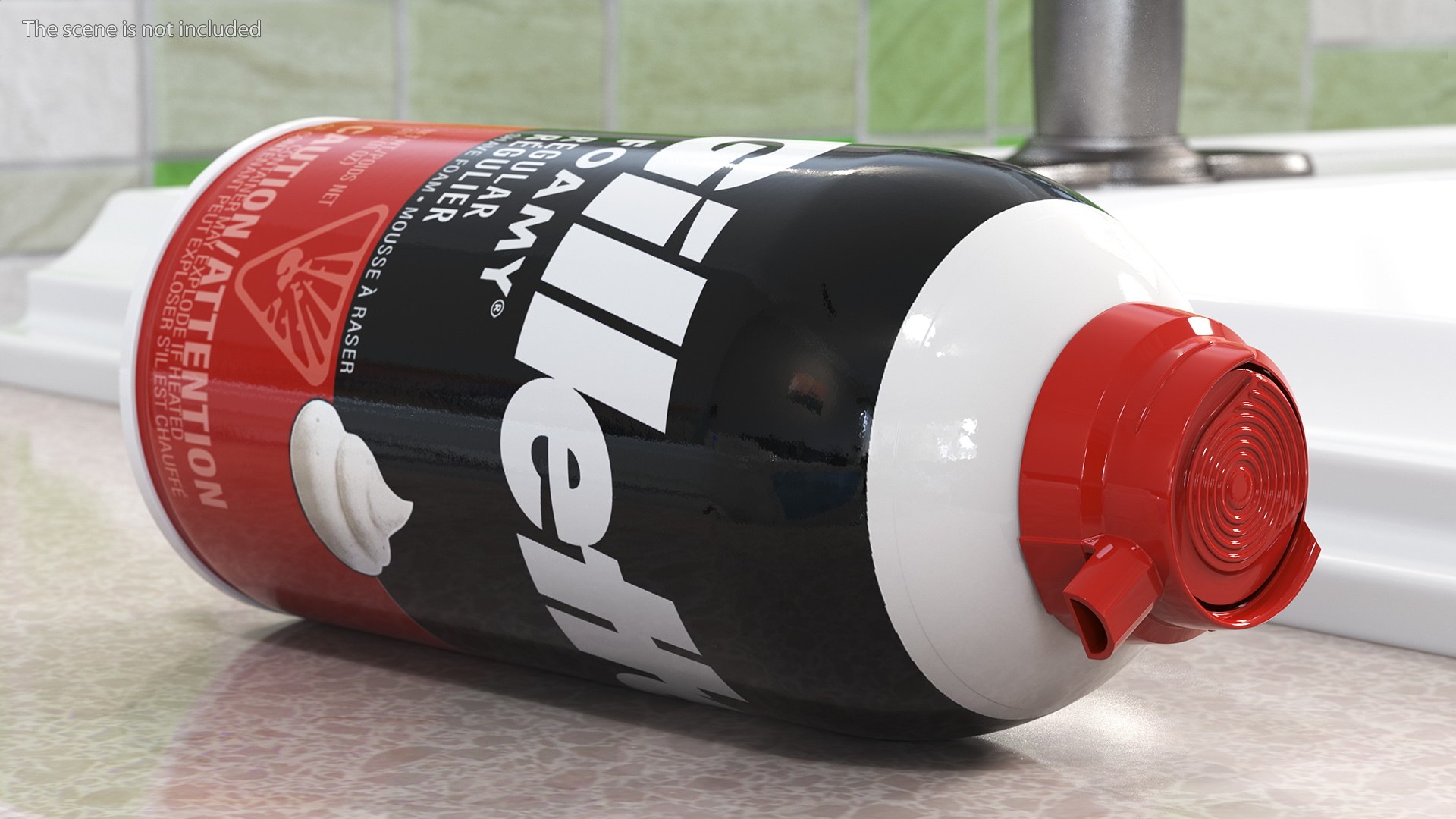 Gillette Foamy Shaving Cream Can 300ml 3D Model - TurboSquid 1943675