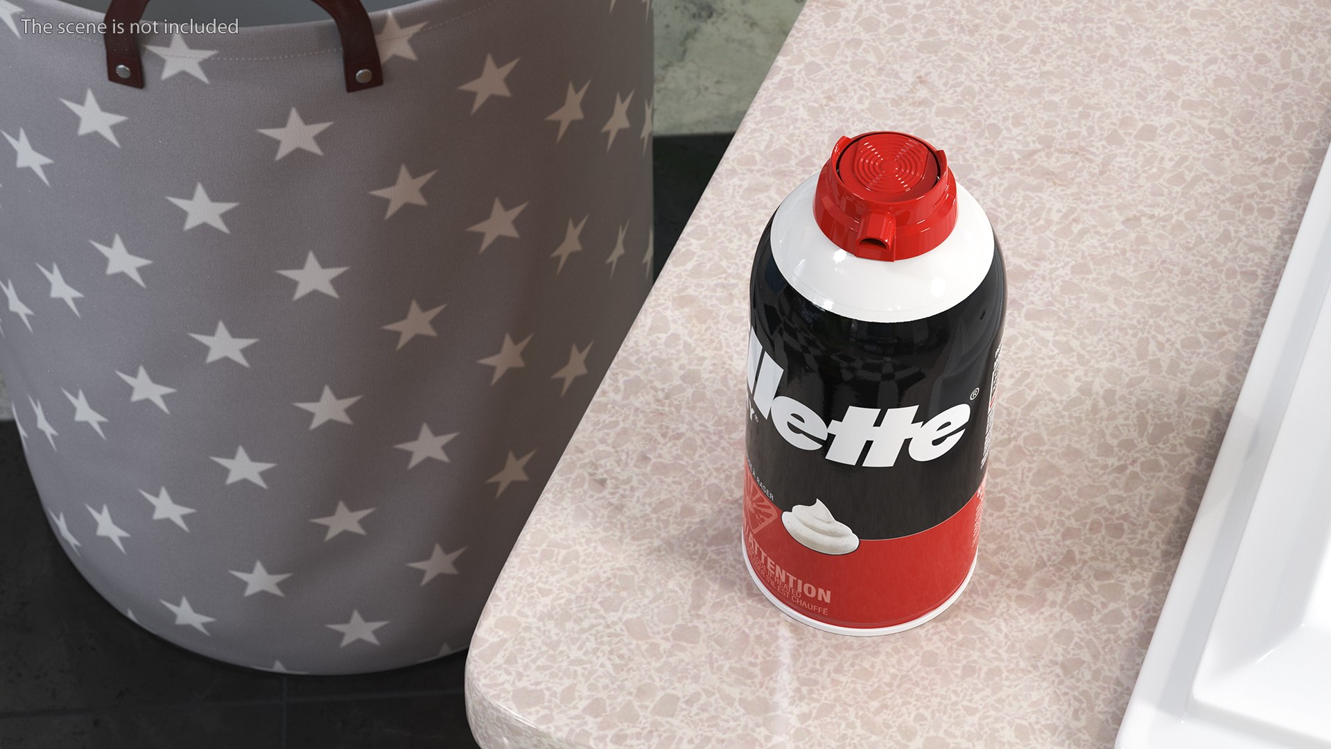 Gillette Foamy Shaving Cream Can 300ml 3D Model - TurboSquid 1943675