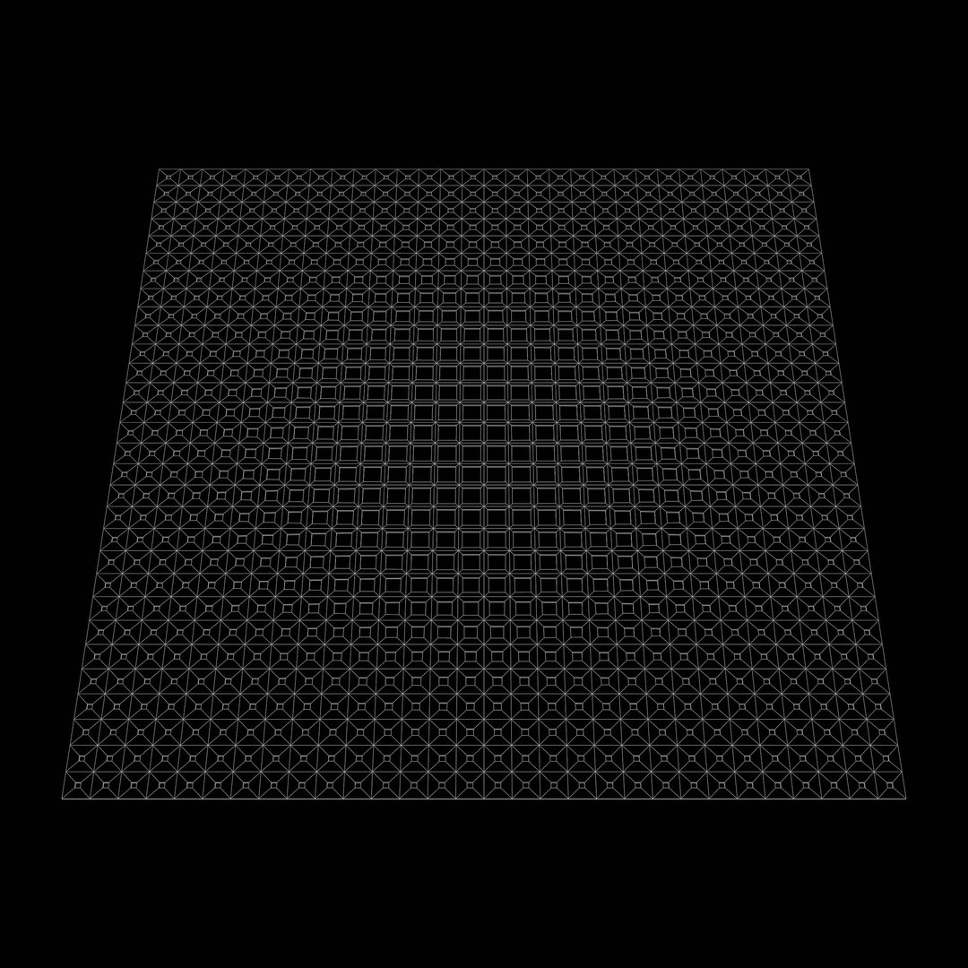 Perforated Panel With Parametric Pattern 24-O-08 3D - TurboSquid 2279470