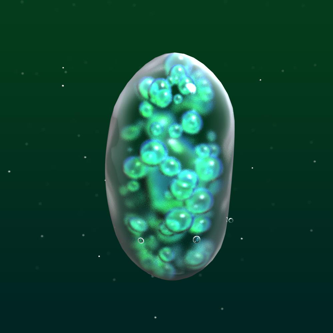 Cyanobacterium Oxygen Photosynthesis 3d C4d