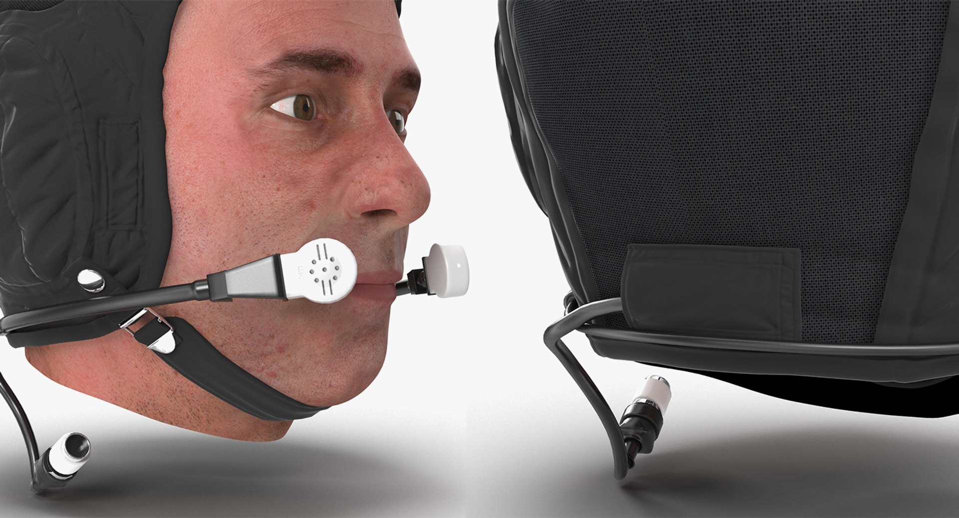 Pilot heads rigged model - TurboSquid 1581440