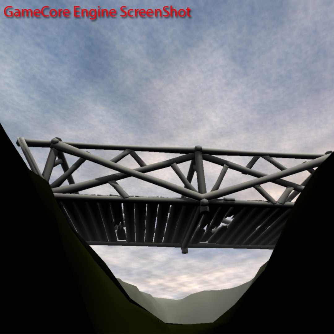 3d Span Truss Bridge Model