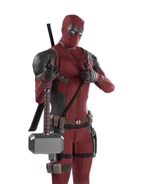 Deadpool 3D Models for Download | TurboSquid