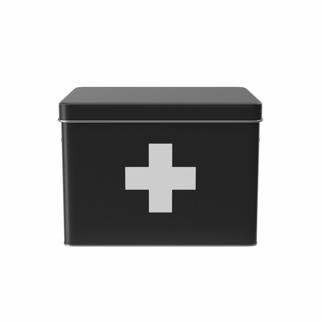 3D First Aid Tin Box - TurboSquid 2149652