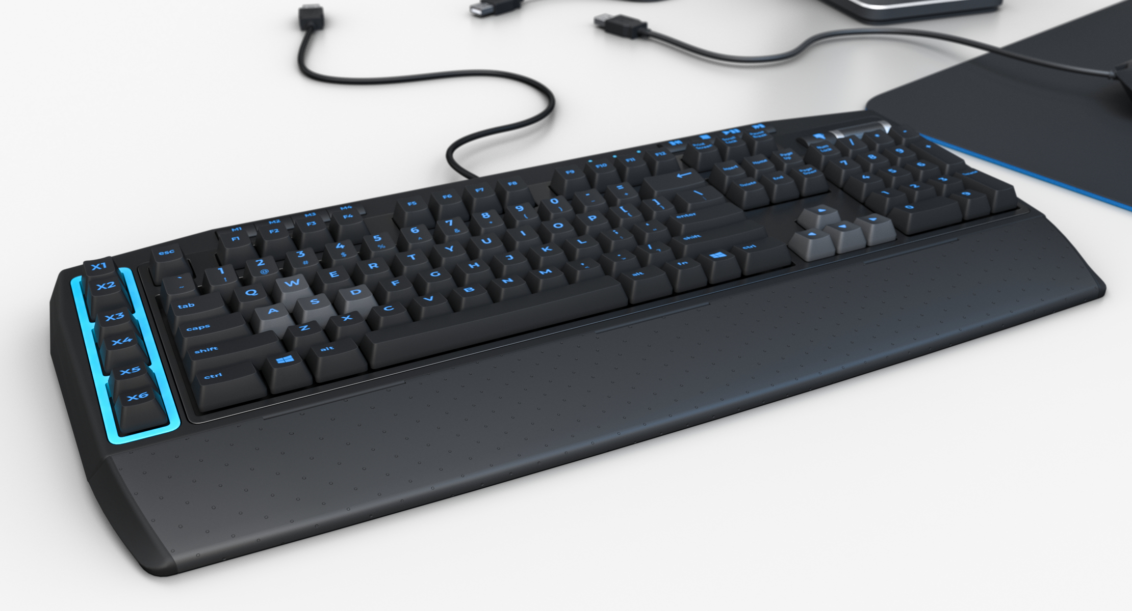 Pc gaming peripheral generic 3D model - TurboSquid 1286354