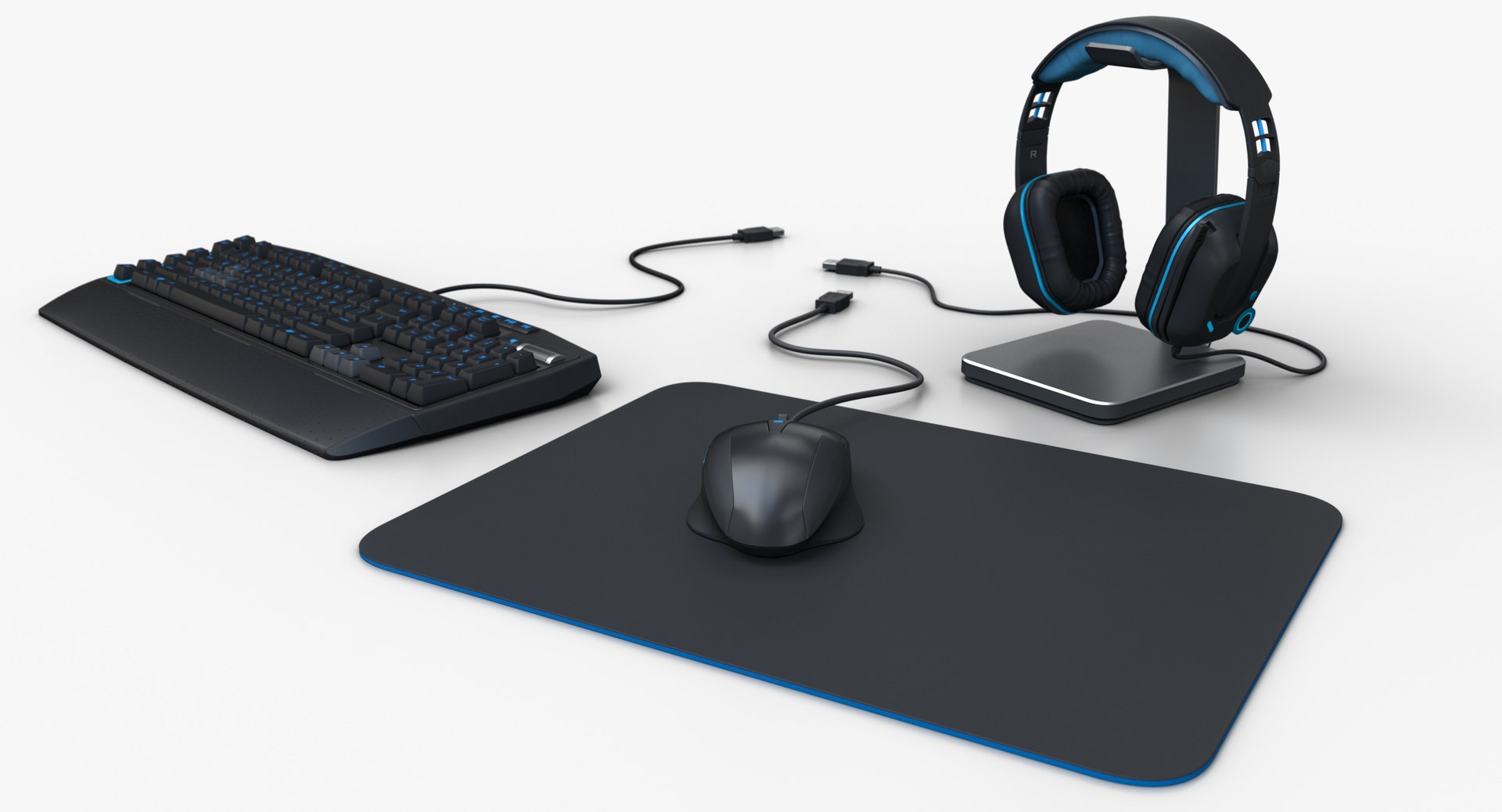 Pc Gaming Peripheral Generic 3D Model - TurboSquid 1286354