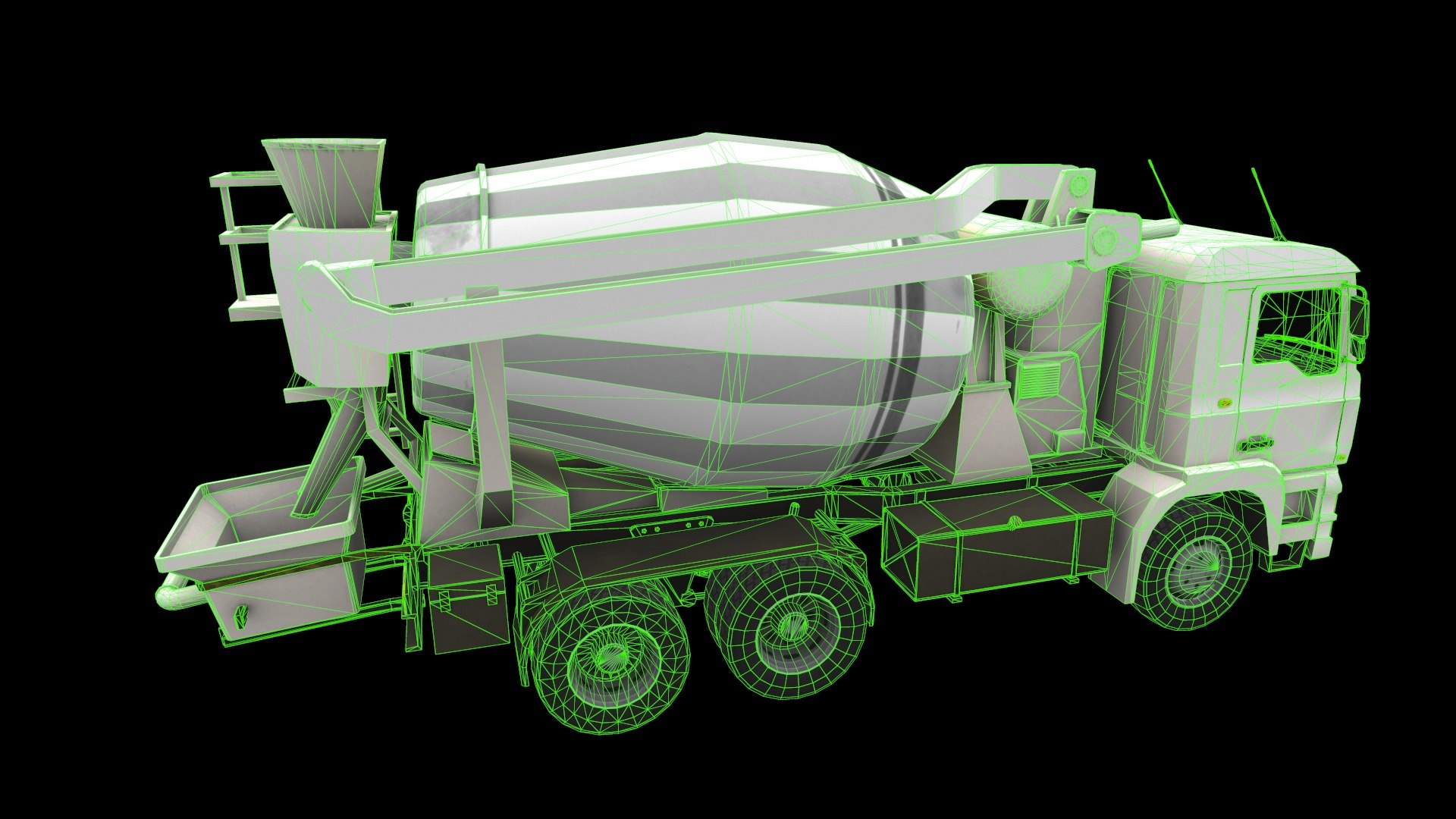 Concrete Mixer 3D Model - TurboSquid 1563055