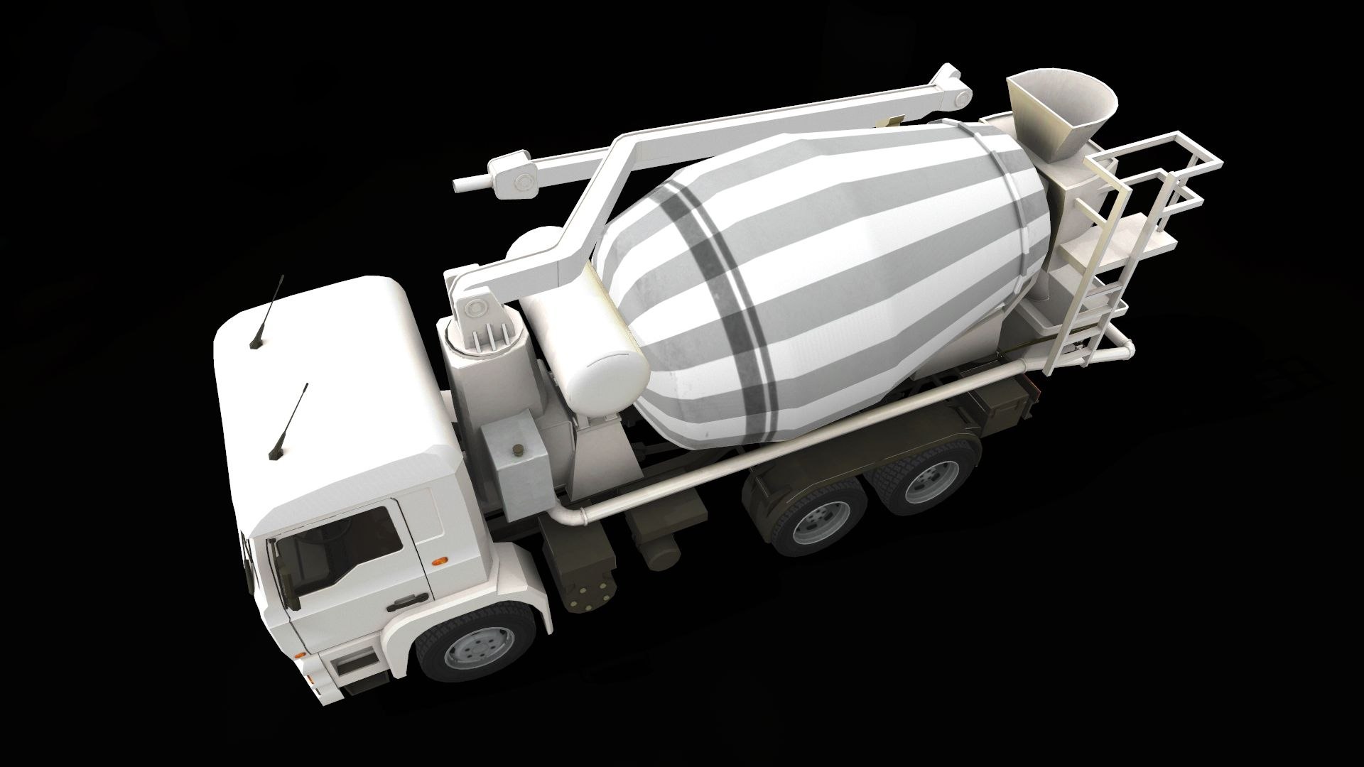 Concrete Mixer 3D Model - TurboSquid 1563055