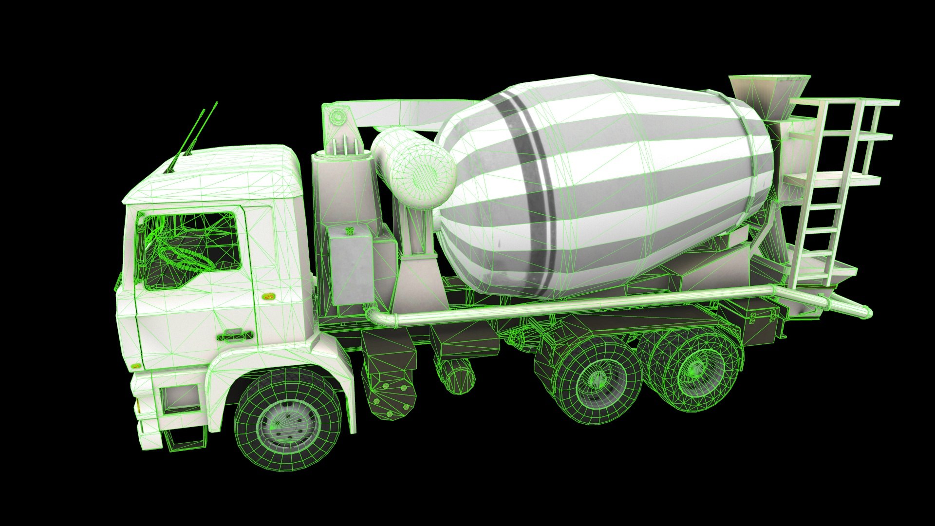 Concrete Mixer 3D Model - TurboSquid 1563055