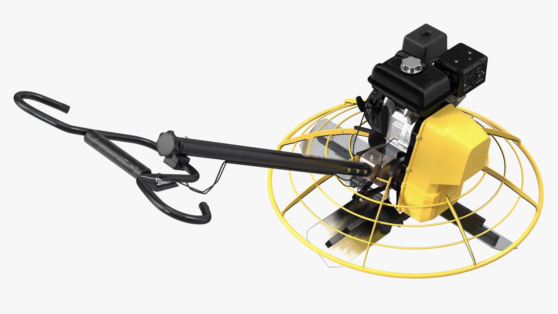 Yellow Power Trowel 3D - TurboSquid 2092532