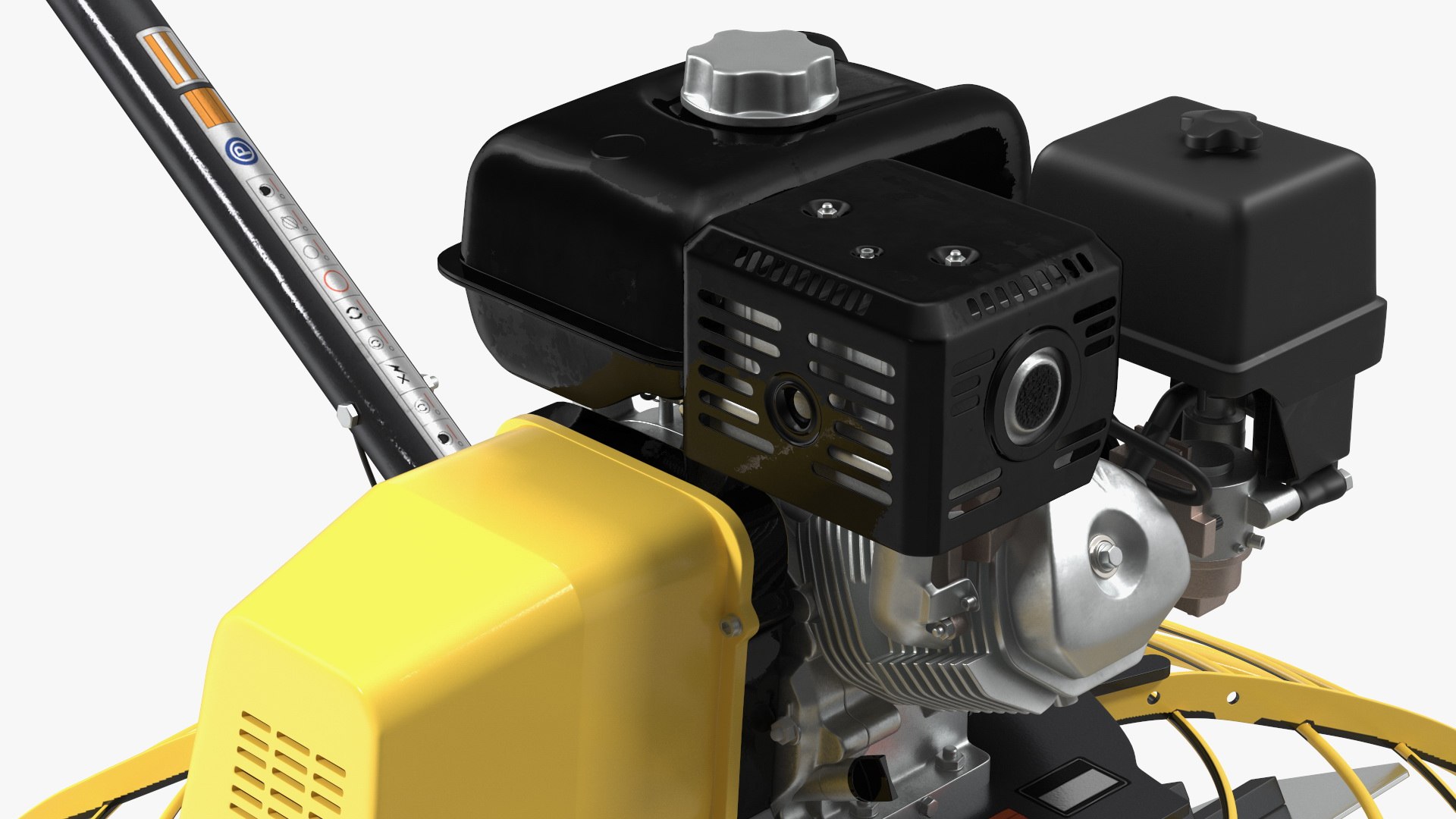 Yellow Power Trowel 3D - TurboSquid 2092532