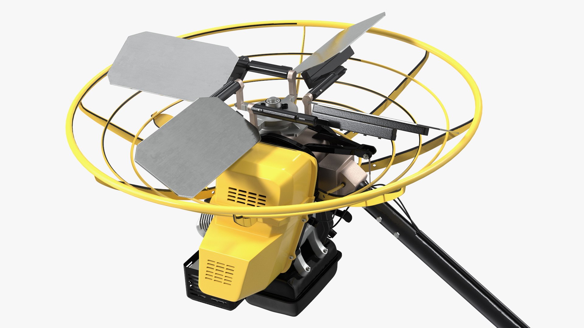 Yellow Power Trowel 3D - TurboSquid 2092532