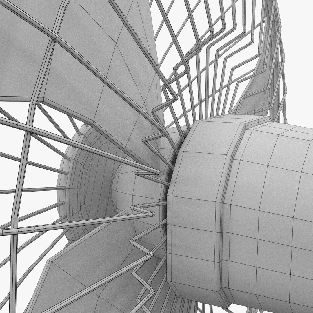 3d Model Standing Fan