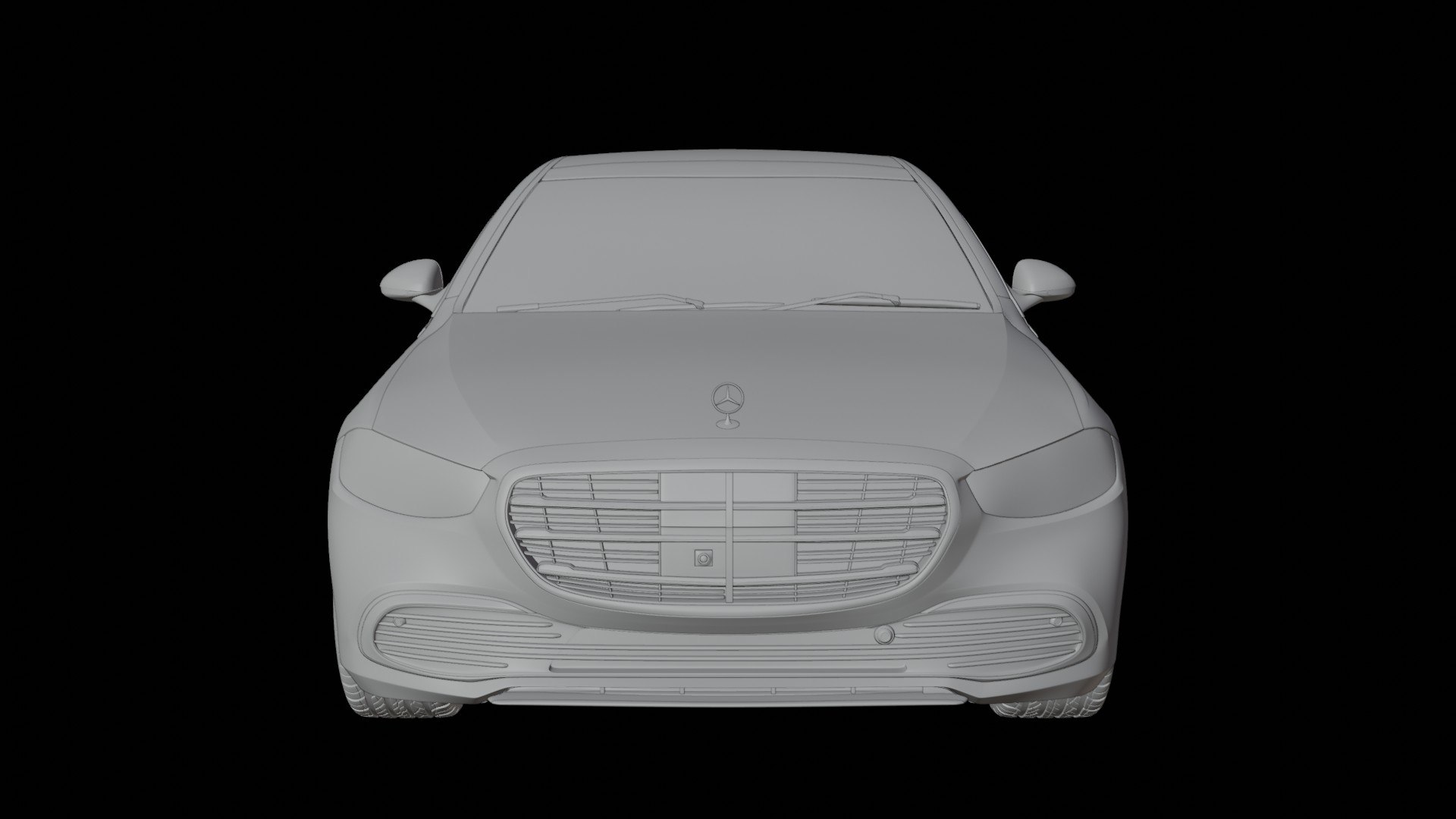 3D Mercedes Benz S-class With Interior Model - TurboSquid 2233901